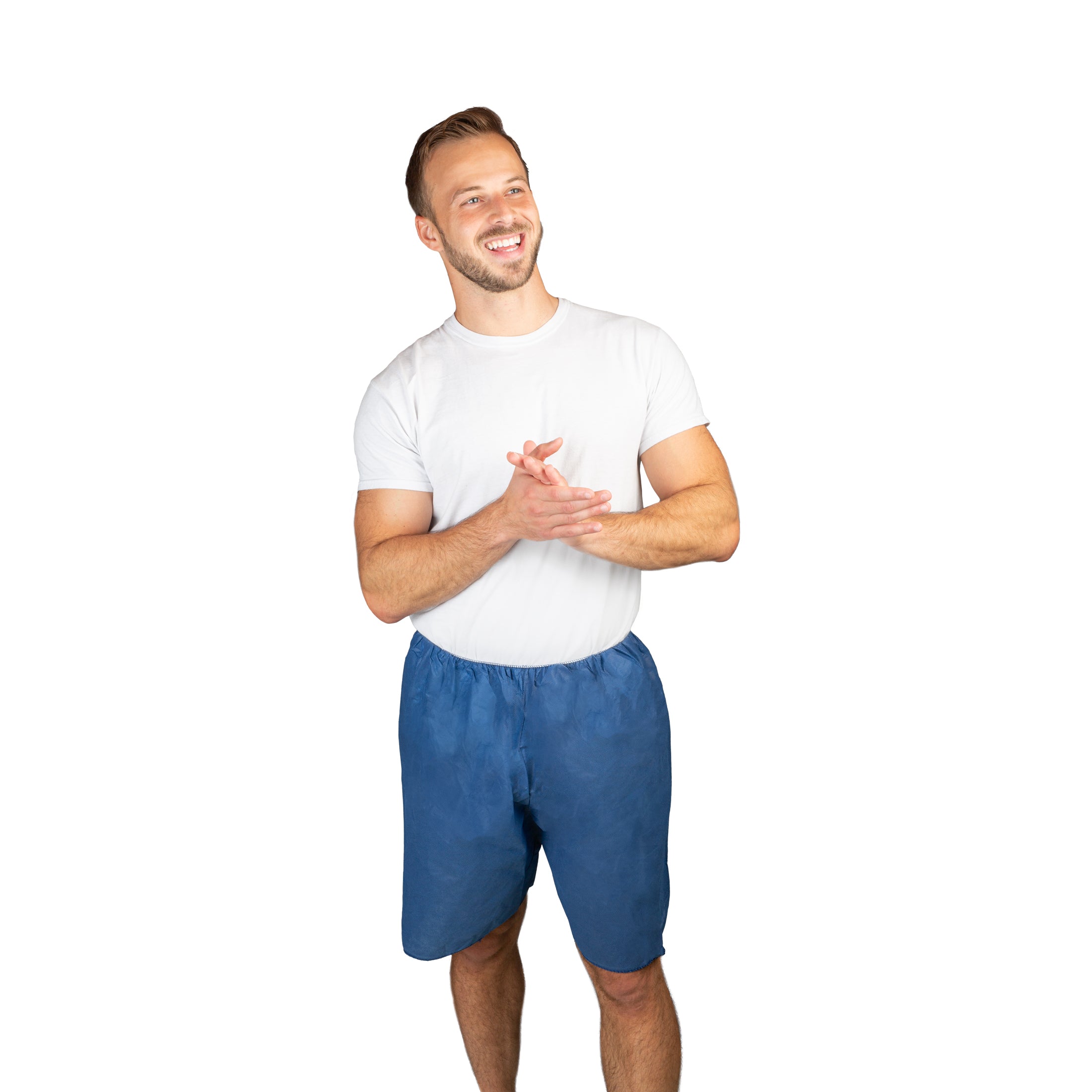 Dukal Patient Exam Wear, Short, Non-Sterile, Unisize, Dark Blue (10 ...