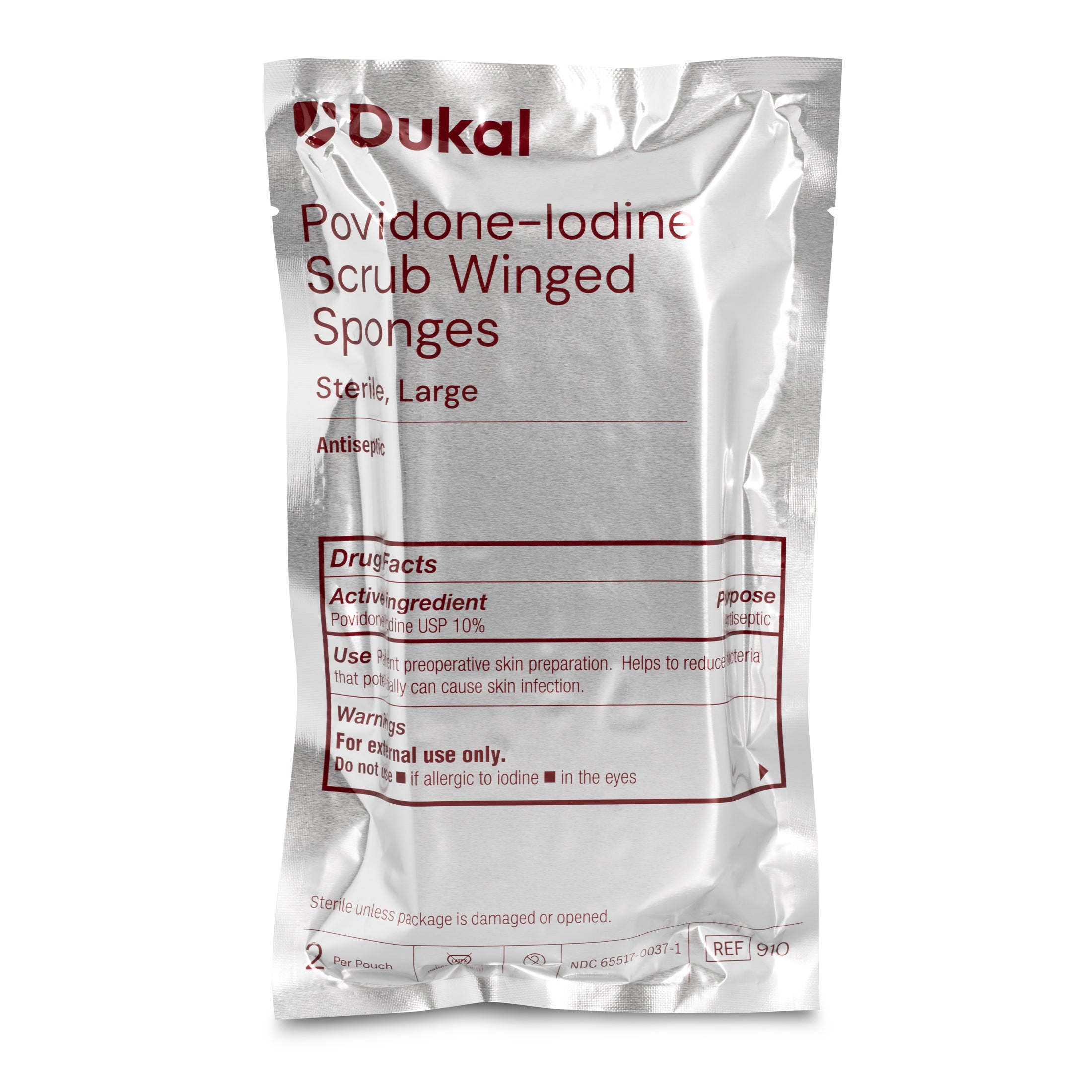 Povidone-Iodine Scrub Winged Sponges, Large (910) – MDSupplies